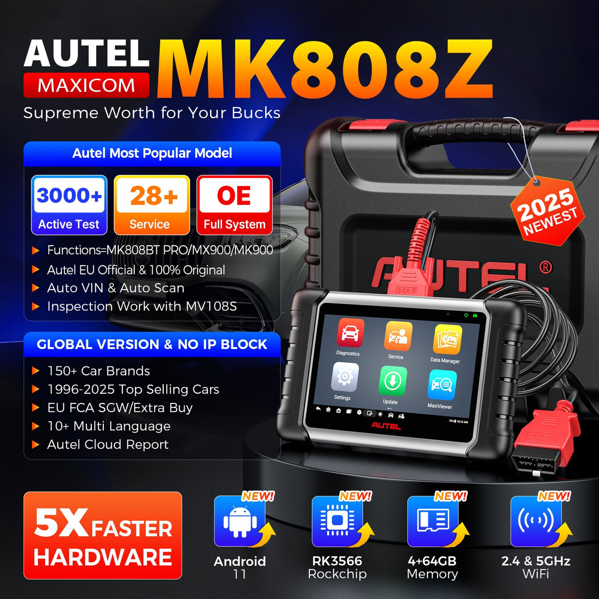 OBDPRICE.EU Autel MaxiCOM MK808Z Global Version Released— obdprice.eu