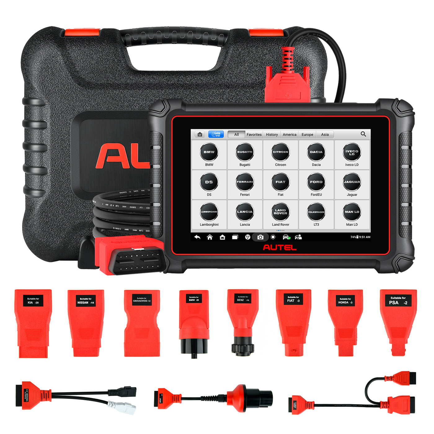 Autel Maxipro MP900 Kit(MP900+Box Adapters) Diagnosis Scanner丨Android ...