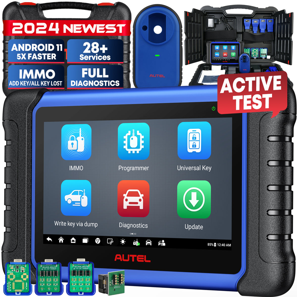Autel MaxiIM IM508S Key Programmer with XP200 and All system diagnostic ...