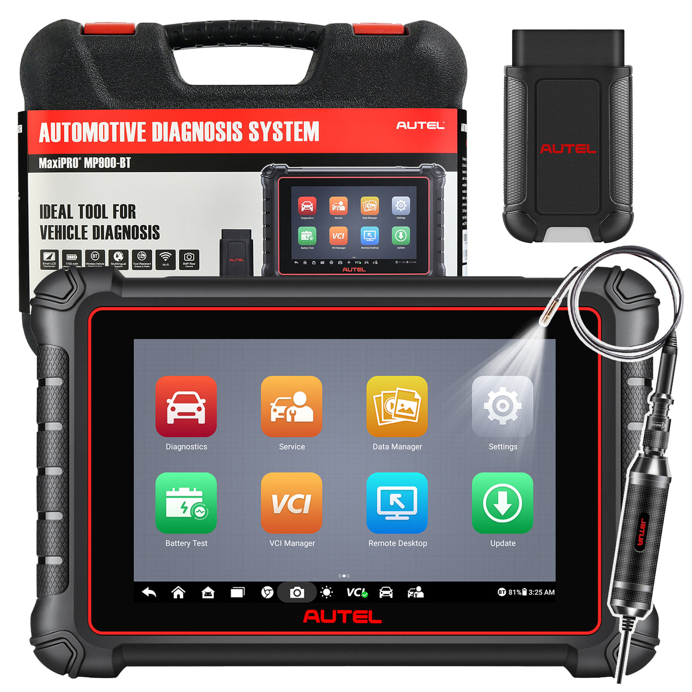 2025 Newest Autel Maxicom MK900BT OBDII Diagnosis Scanner— obdprice.eu