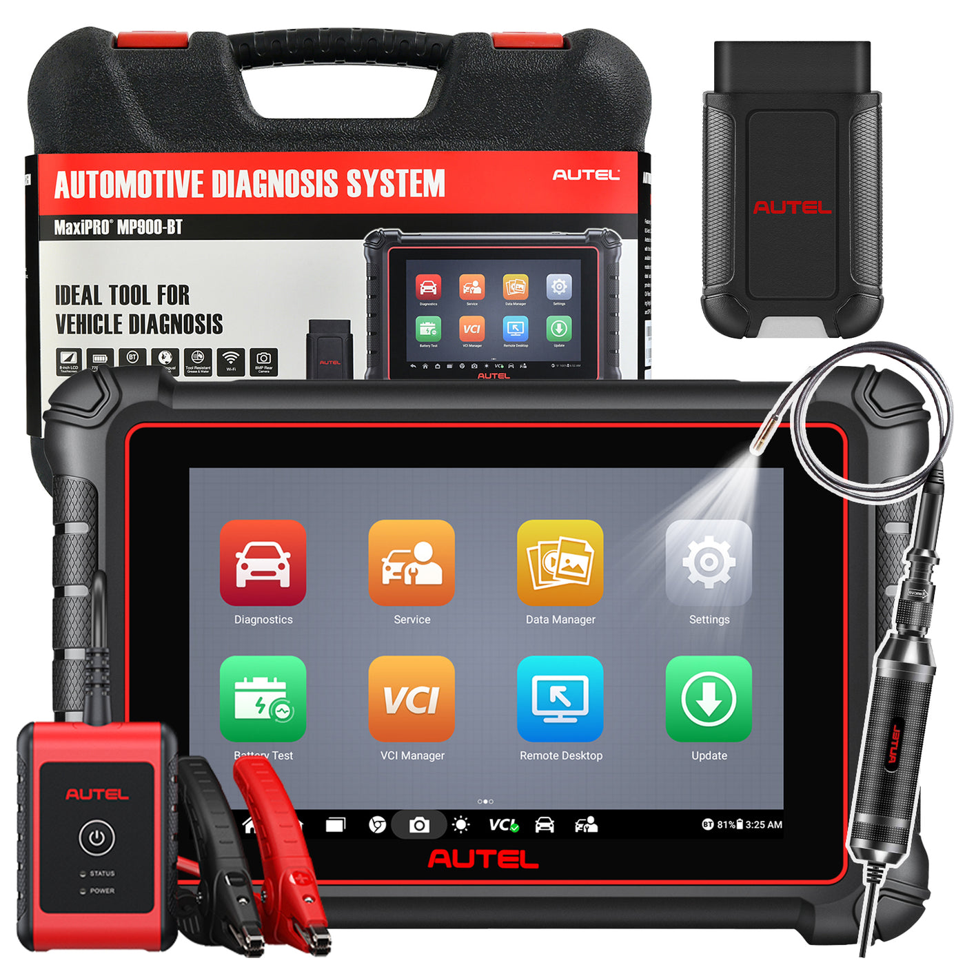 2025 Newest Autel Maxicom MK900BT OBDII Diagnosis Scanner— obdprice.eu