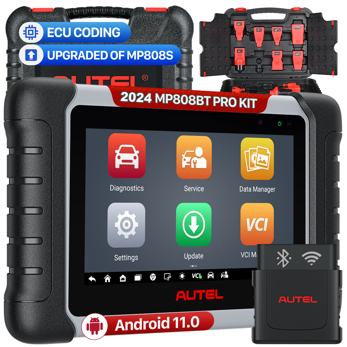 Autel MaxiPRO MP808BT Newest Wireless Car Diagnostic Scan Tool— obdprice.eu