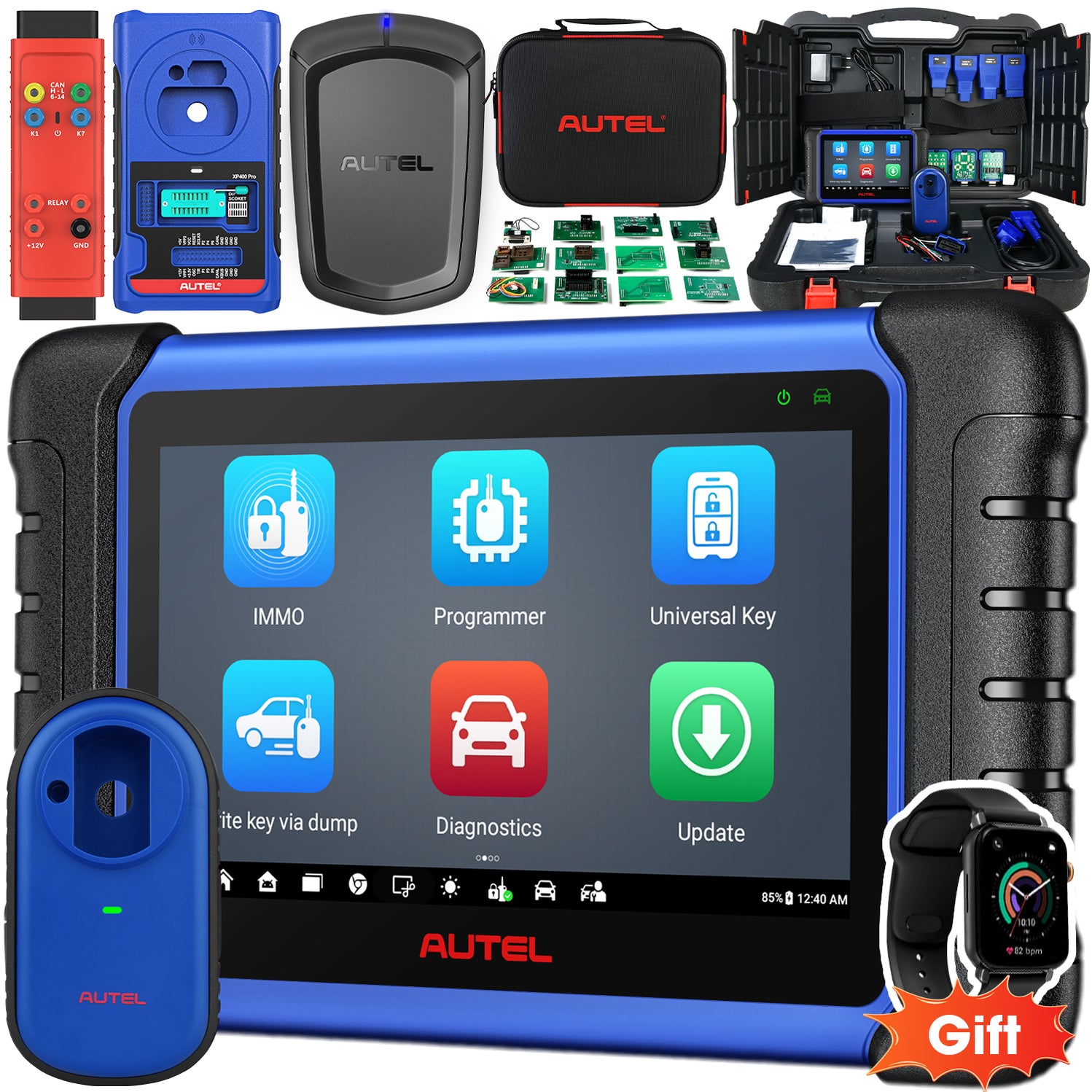 Autel MaxiIM IM508S Key Programmer with XP200 and All system diagnostic ...